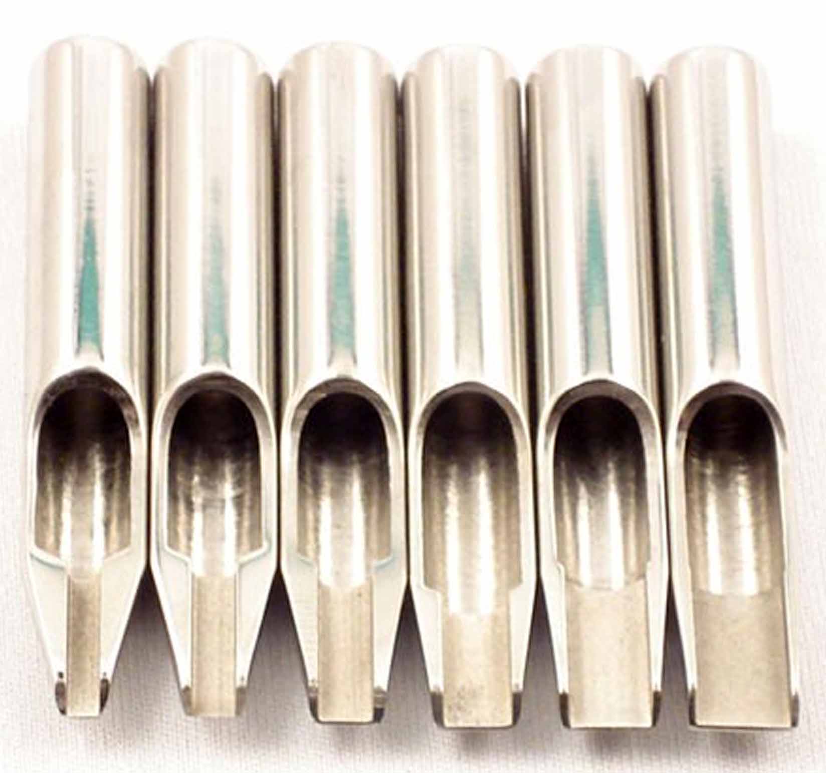Stainless steel flat tips | Body Graphics Tattoo Supply