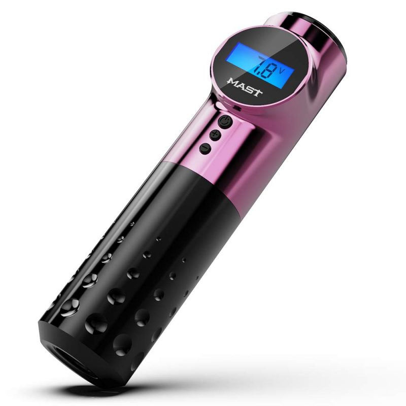 Dragonhawk Mast Archer Wireless Tattoo Machine 3.5mm Stroke - Pink ...
