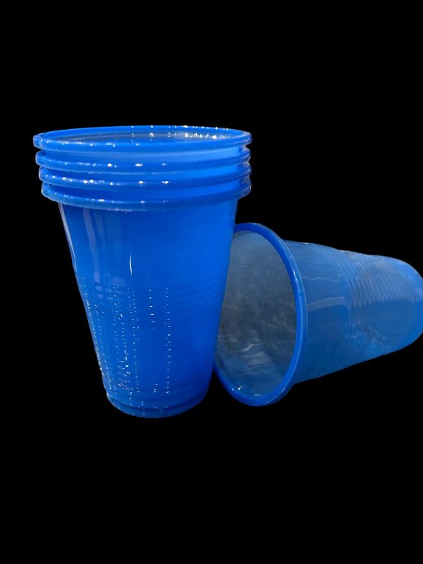 Cups- Blue Plastic Rinse Cups - 50 pack | Body Graphics Tattoo Supply