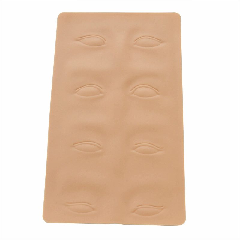 Eyebrow and eye 3D silicone practice skin | Body Graphics Tattoo Supply