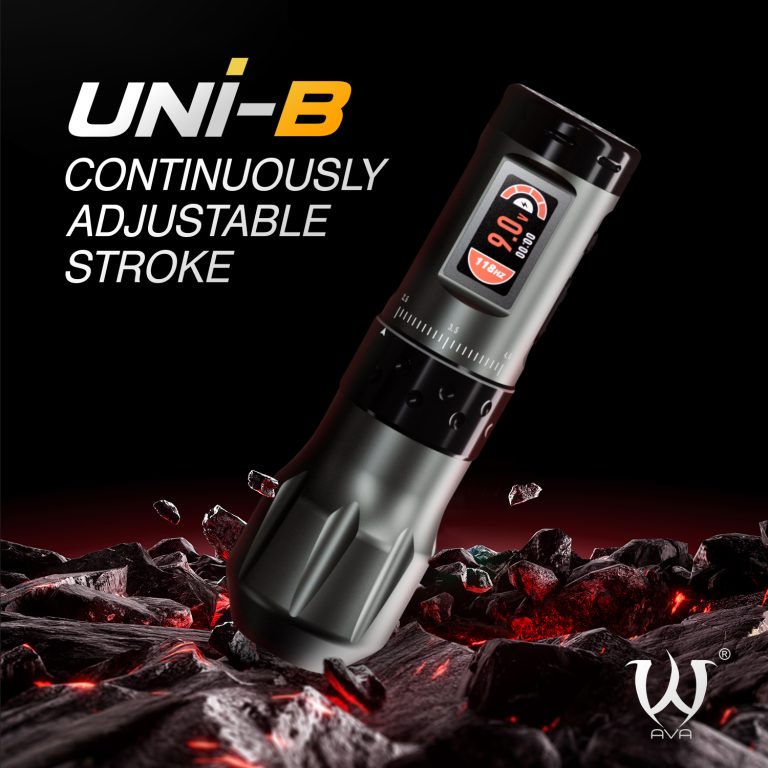 UNI-B - Adjustable Stroke Tattoo Machine - By AVA - Black | Body ...